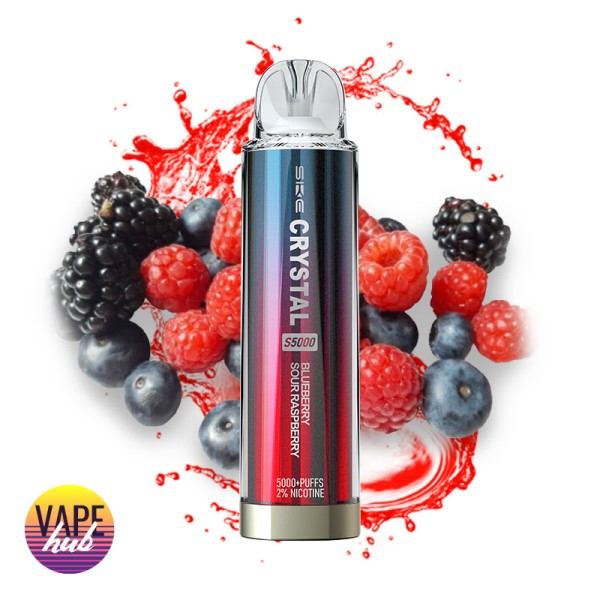 Одноразова POD система SKE Crystal S5000 - Blueberry Sour Raspberries купити за 499 грн в Києві ...